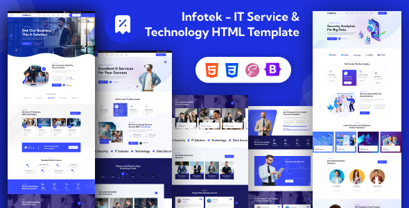 Infotek - IT Service & Technology HTML Template by Gramentheme | ThemeForest